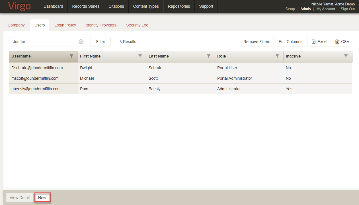 Administration and User Management