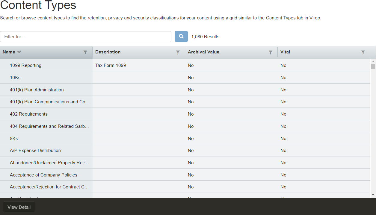 Navigating the Virgo Employee Portal